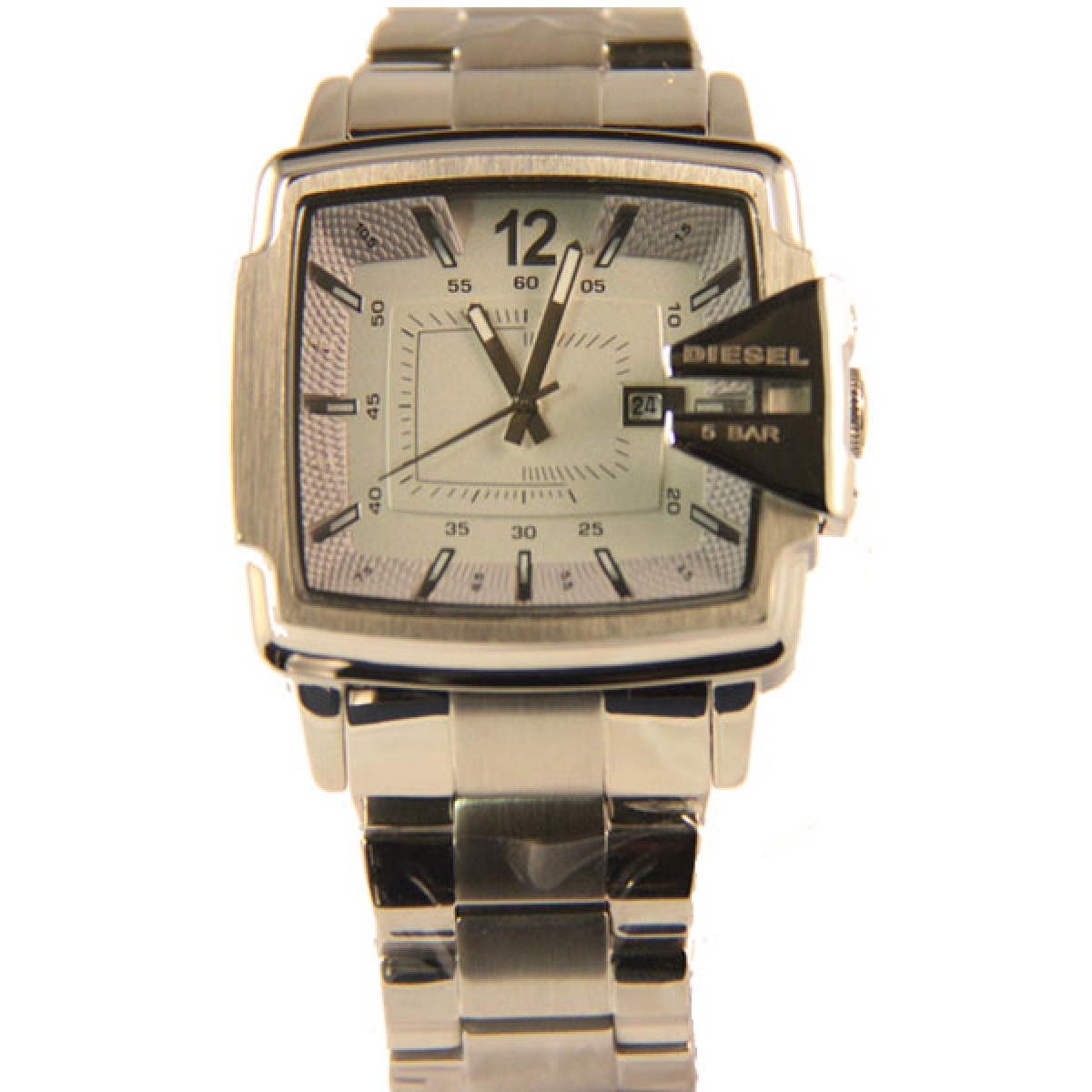 Relógio Réplica Diesel 5 Bar Prata