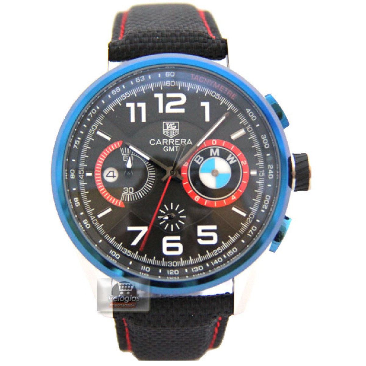 Relógio Réplica Tag Heuer Carrera Bmw Gmt