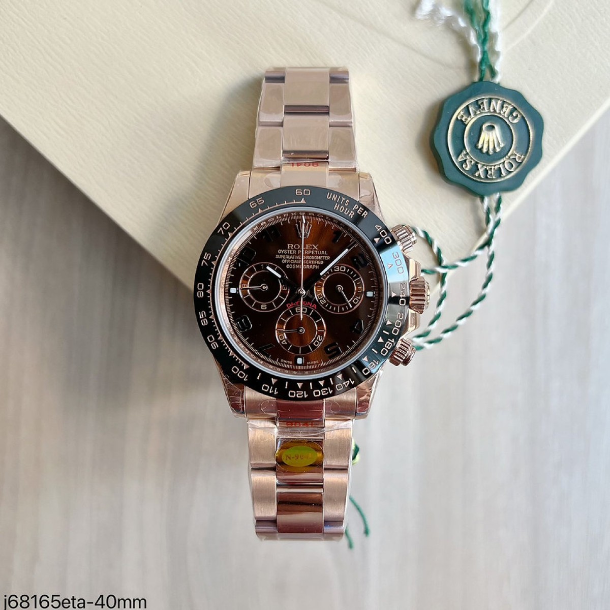 SUPER CLONE MÁQUINA ETA -ROLEX DAYTONA ROSE 40MM