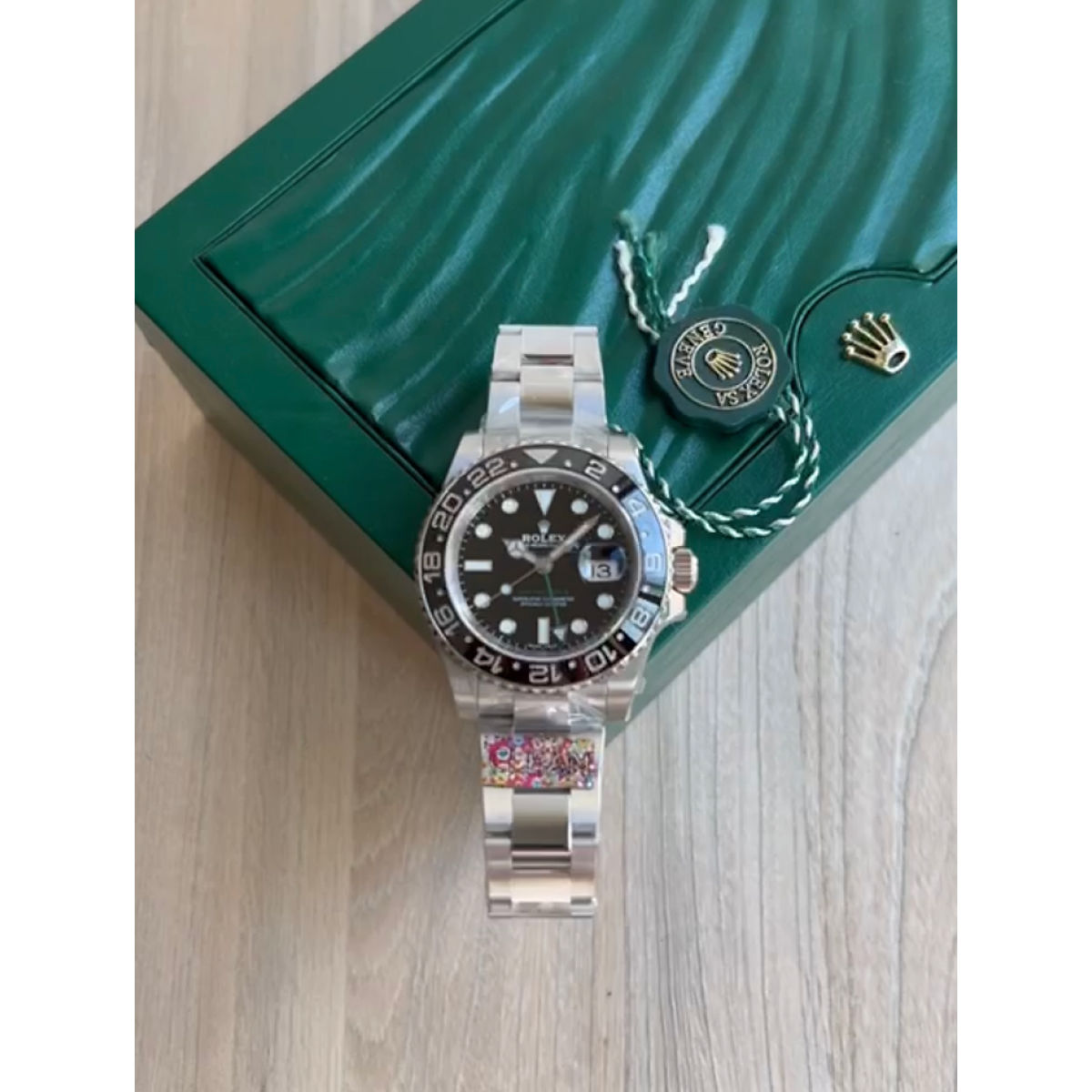 SUPER CLONE MÁQUINA ETA - ROLEX GMT MASTER II PRETO 40MM - ROLEX ...