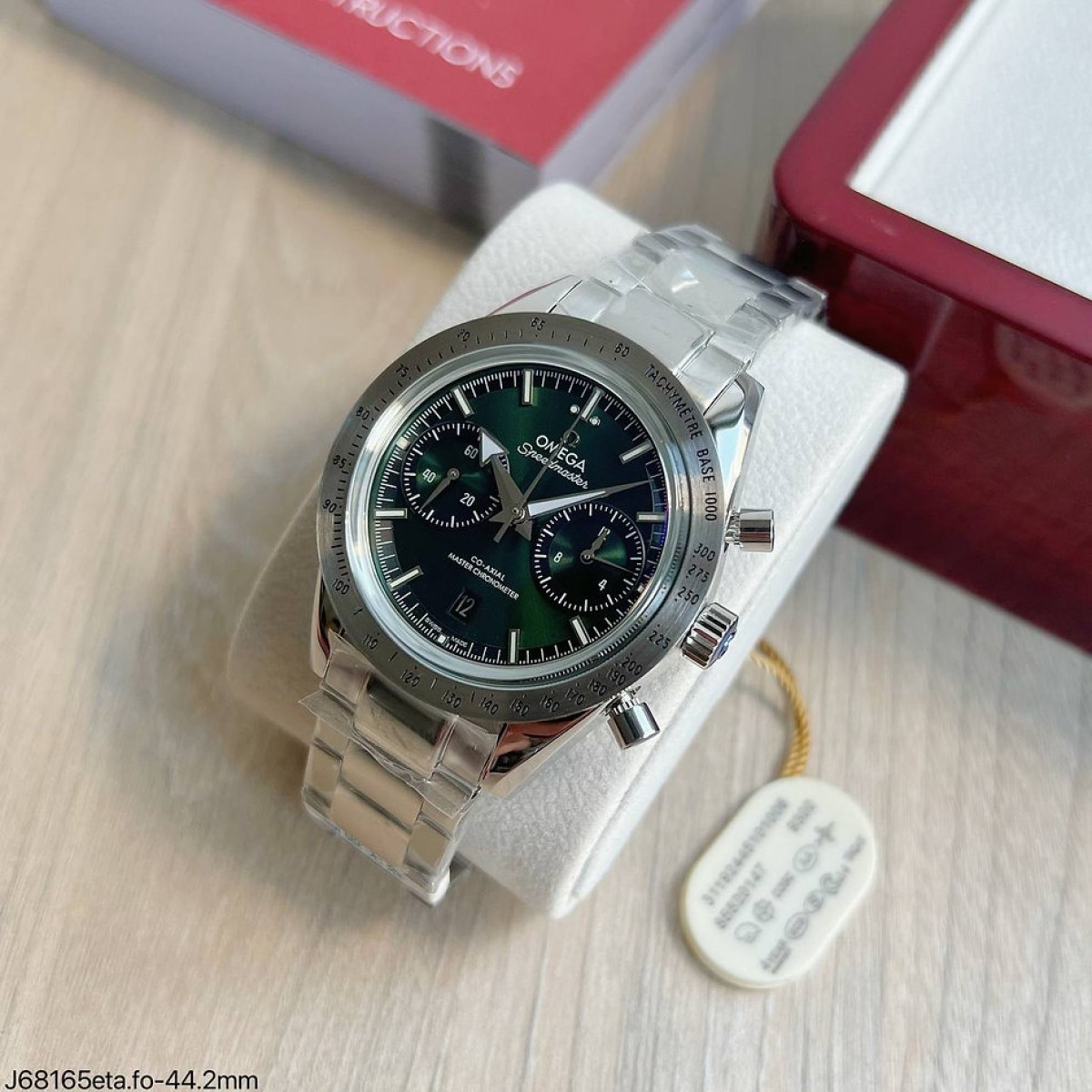 SUPER CLONE MÁQUINA ETA -OMEGA SPEEDMASTER '57 44MM VERDE