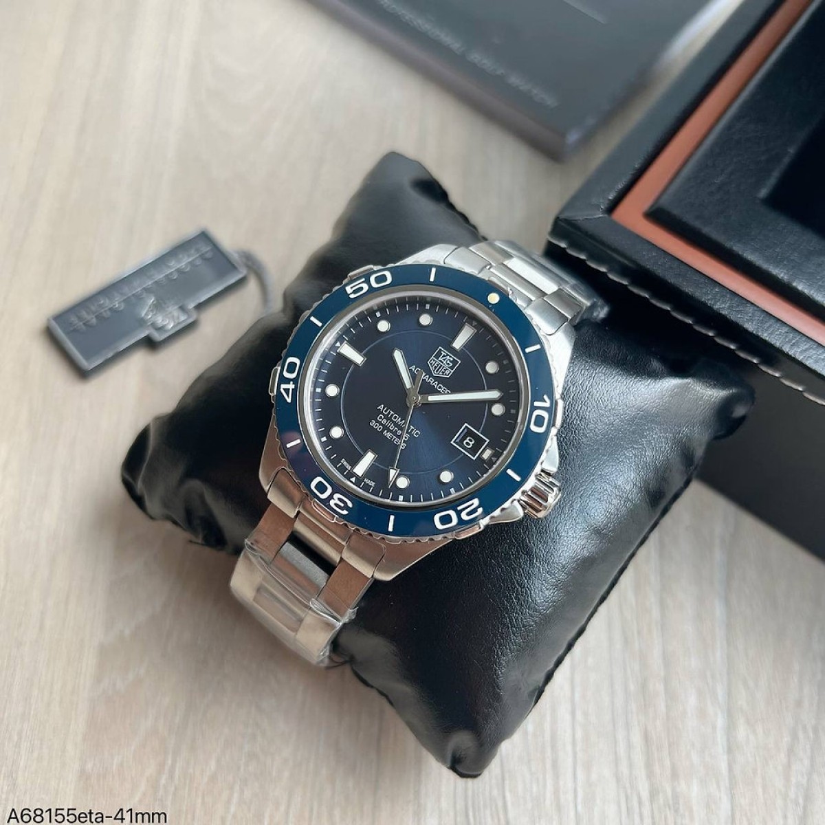 SUPER CLONE MÁQUINA ETA - TAG HEUER AQUARACER CALIBRE 5 AZUL 41MM